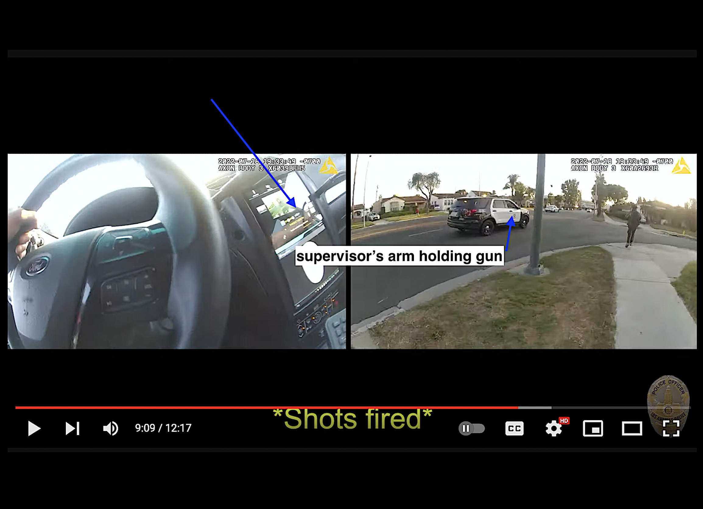 LAPD Sergeant Fired at Jermaine Petit from Inside Patrol Vehicle ...