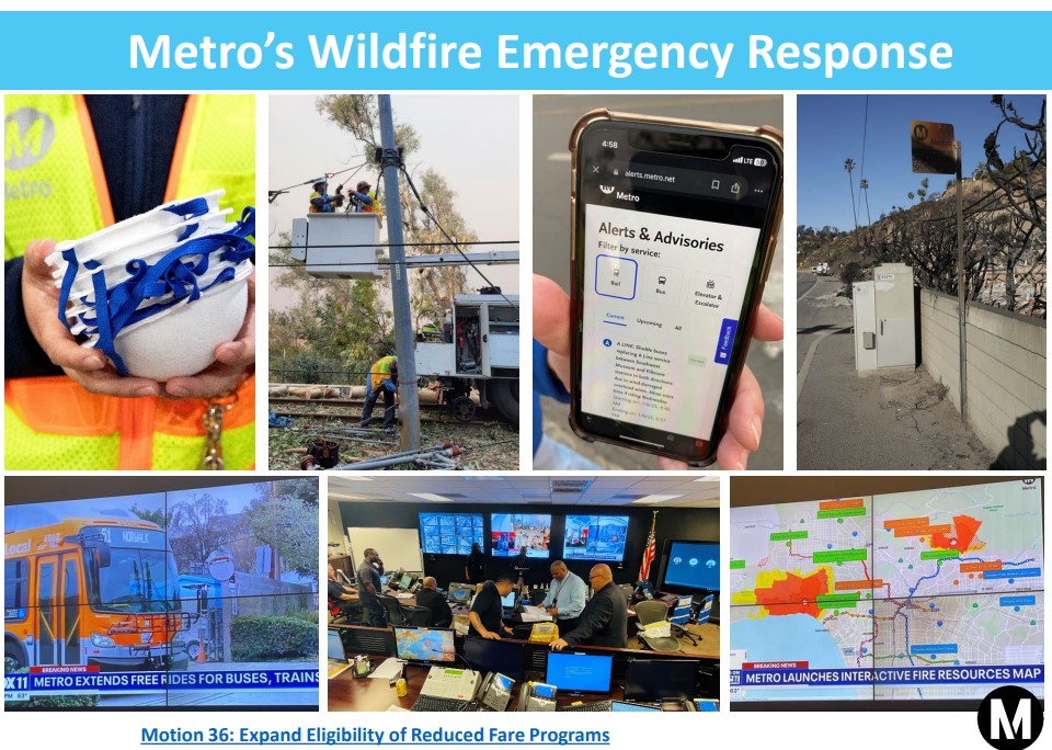 Metro Board Approves Wildfire Response Initiative, Including Free Rides ...