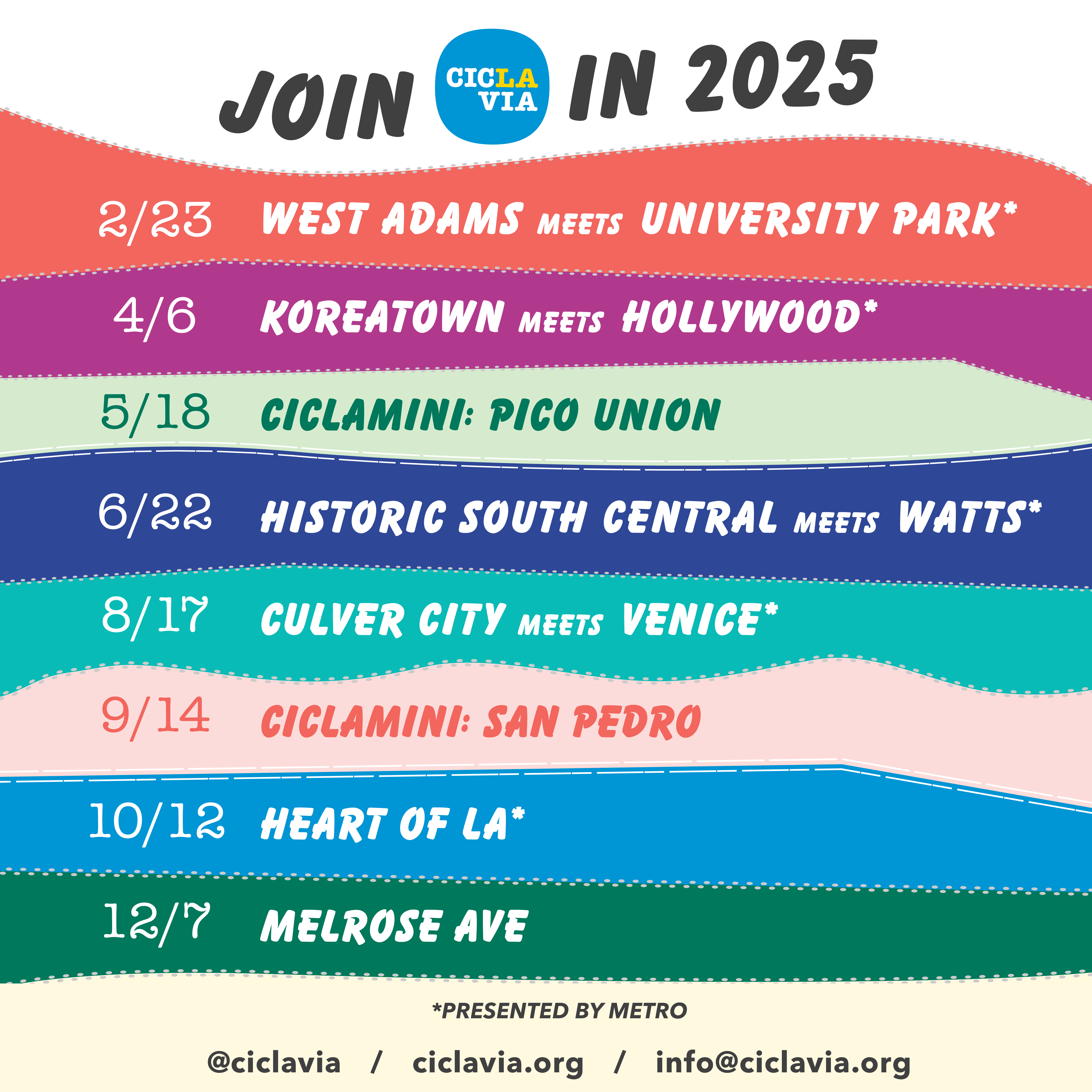 CicLAvia Announces Eight Events in 2025 - Streetsblog Los Angeles