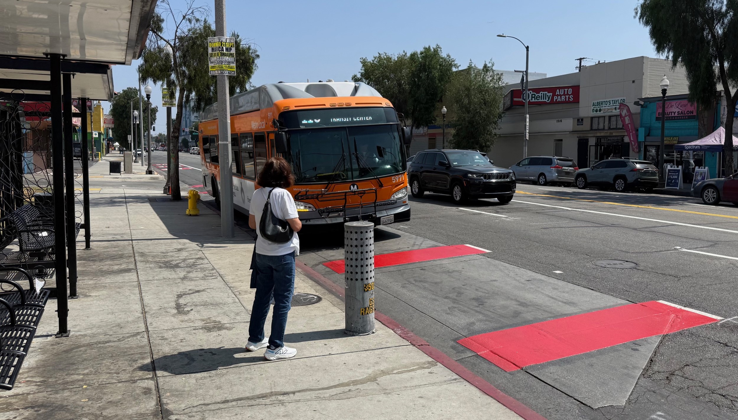 Eyes on the Street: New Florence Avenue Bus Lanes - Streetsblog Los Angeles
